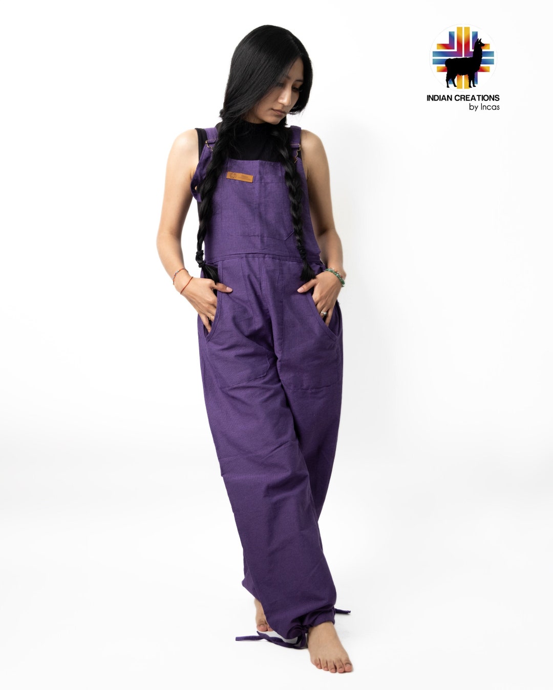 Boho Cotton Overall. Hippie Style Overalls. Unisex Overalls. Jumpsuit ...