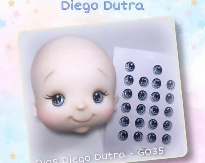 Eyes 3D Stickers, Ojos3d Art.035 Ojos Autoadhesivos,cold Porcelain ...
