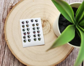 Eyes 3D Stickers,ojos 3D Ojos Autoadhesivos,cold Porcelain,porcelana ...