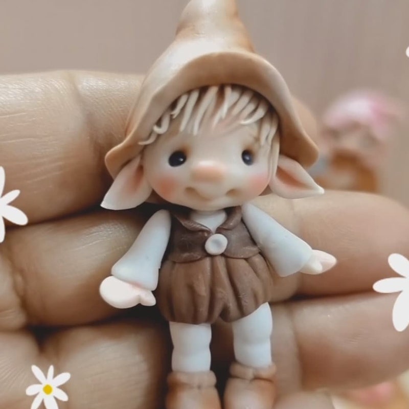 Polymer Clay Elf - Etsy