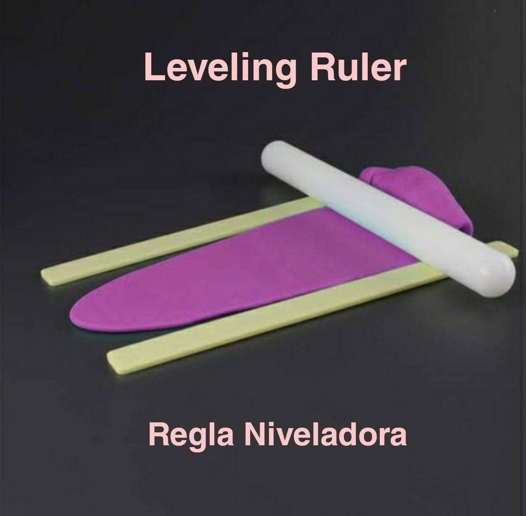 Leveling Ruler Set for Polymer Clay, Molding Clay, Rolling Pin Depth ...