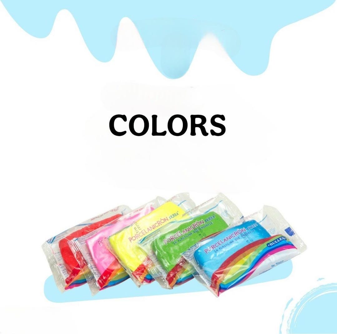 Cold Porcelain With Color, Professional Air Dry Clay, Porcelana ...