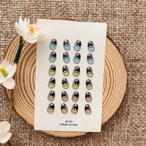 Eyes 3D Stickers,ojos 3D Ojos Autoadhesivos,cold Porcelain,porcelana ...