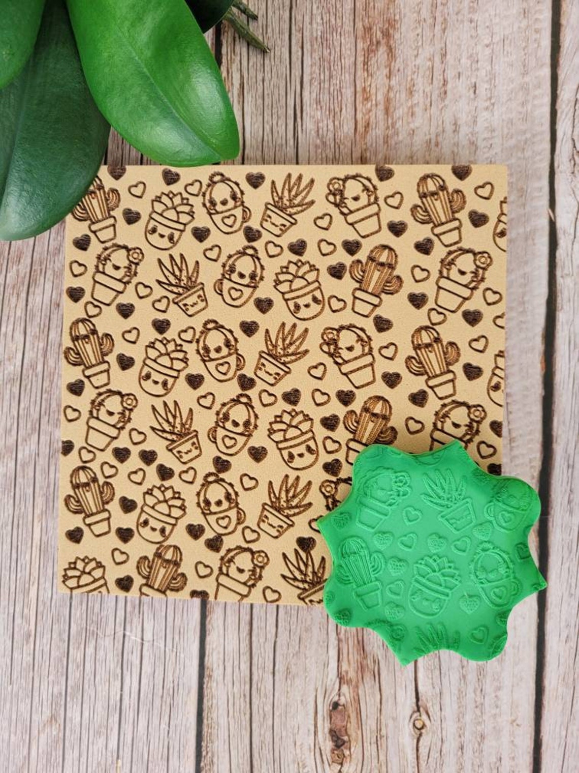 Polymer Clay Texture Sheet 14x14 Cm.clay Stamptexture Mat - Etsy