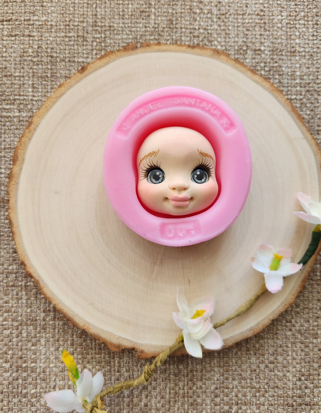 Flexible Face Silicone Mold Doll | Silicone Mold Face Doll | Baby Face ...