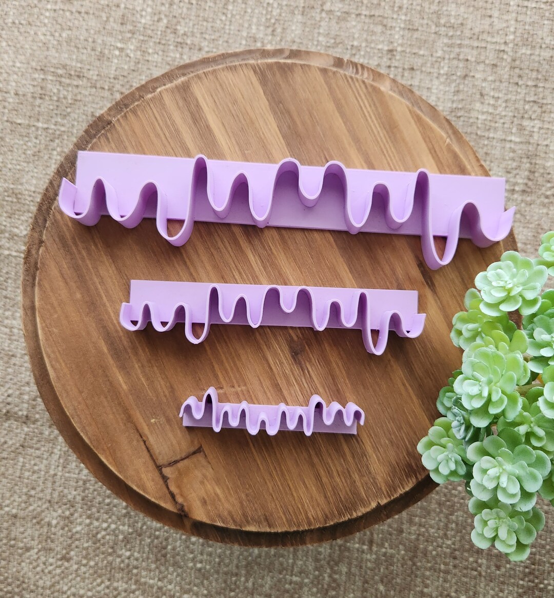 Set Drip Cutters, Polymer Clay Cutters, Drip Fondant Cutter. - Etsy