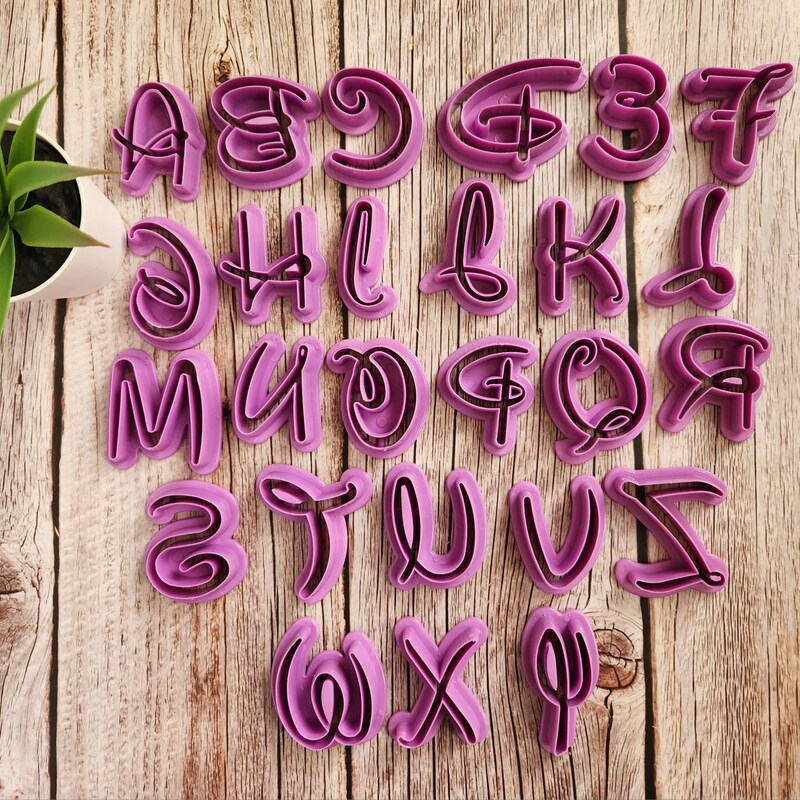 Alphabet Fondant Mold - Etsy