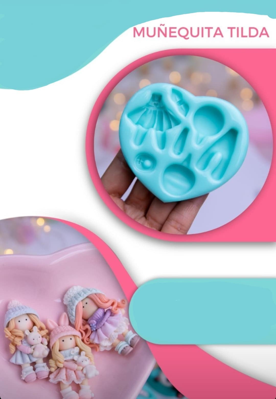 Silicone Mold Cute Dolls, Silicone Mold Flexible Porcelain Cold ...