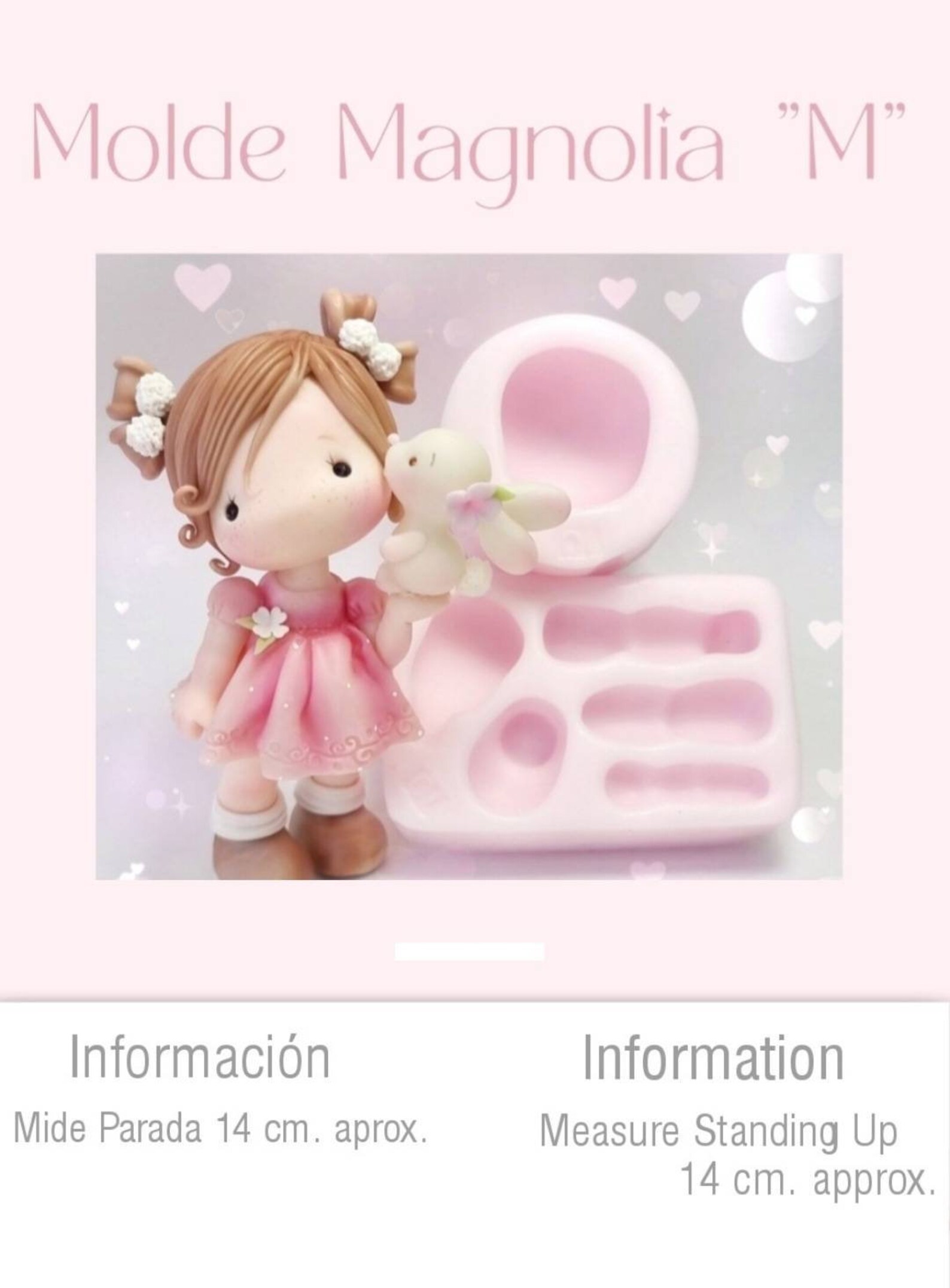 Silicone Mold Magnolia Doll Molde De Silicona Magnolia Cake - Etsy