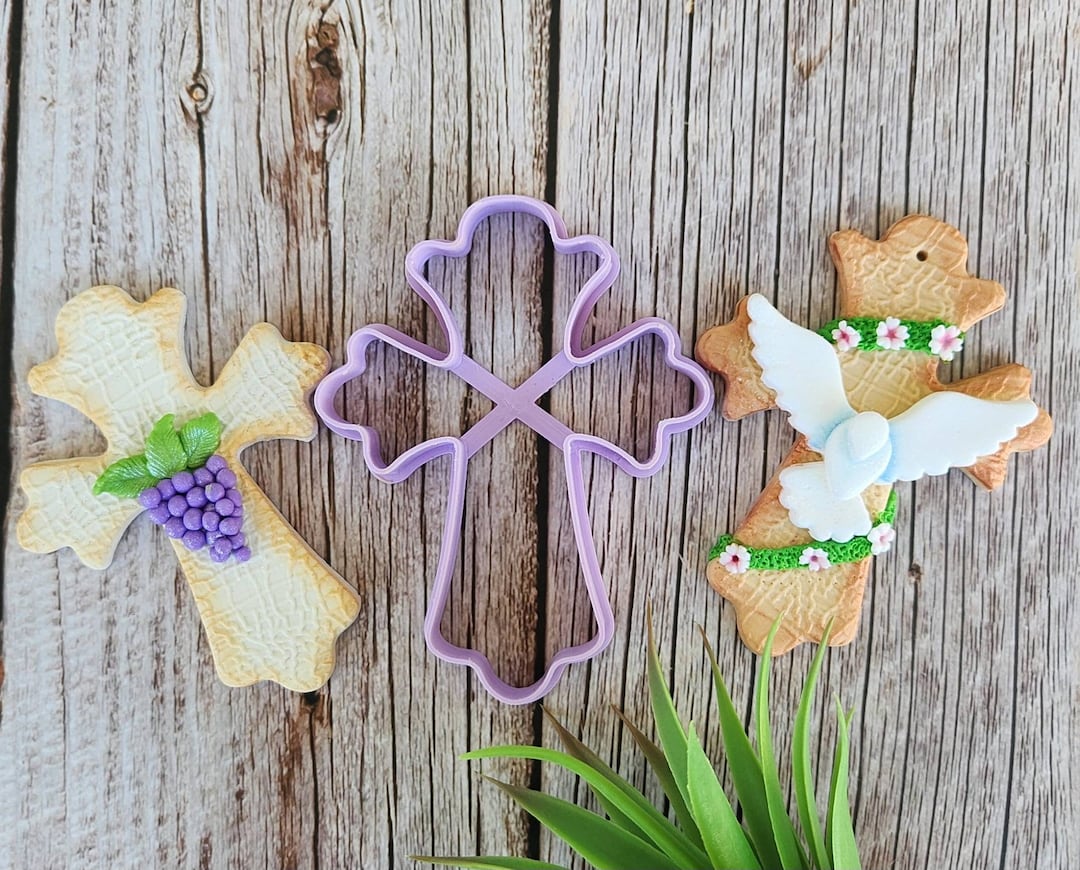 Cross Clay and Fondant Cutter, Cross Shaped Cookie Cutter - Etsy