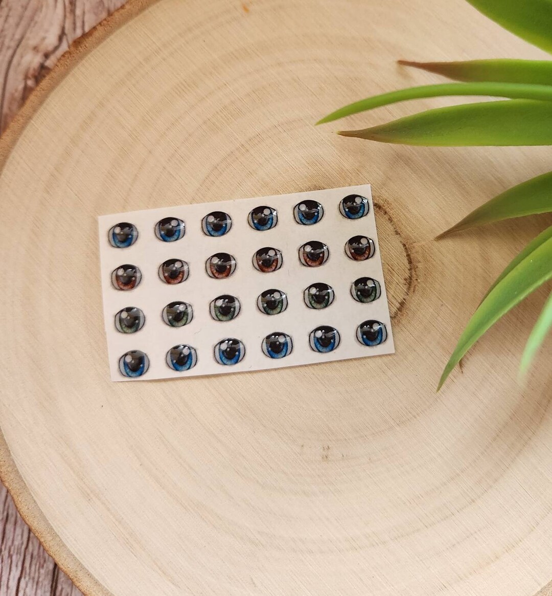 Eyes 3D Stickers, Ojos 3D Ojos Autoadhesivos ,cold Porcelain, Foam Art ...