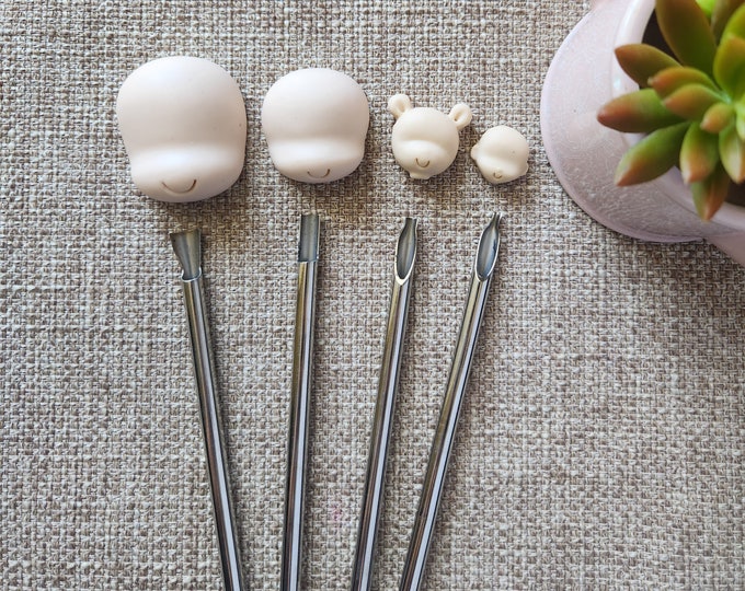 Polymer Clay Sculpting Metal Tools | Modeling Mouth |texture Stick Tool ...