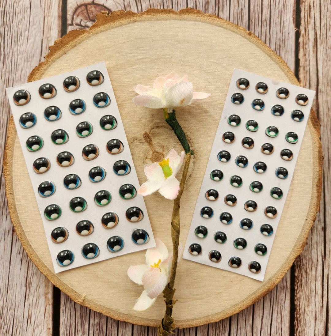 Buy Eyes 3D Stickers,ojos 3D, Ojos Autoadhesivos ,cold Porcelain ...