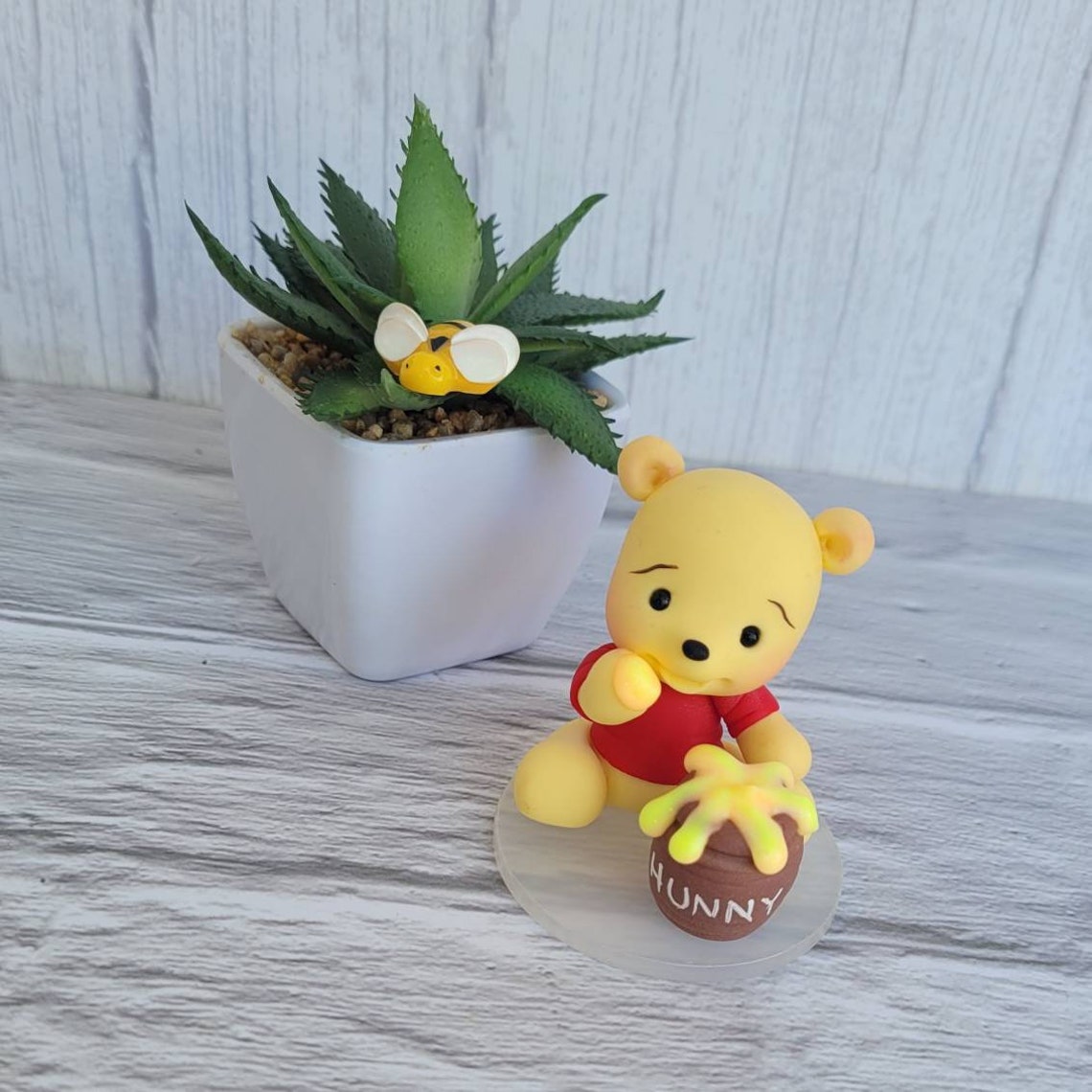 Winnie the Pooh Figures Clay Porcelain Cold Winnie Pooh - Etsy