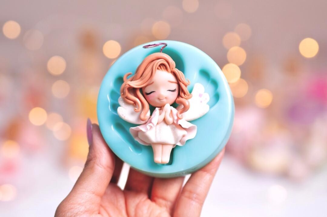 Silicone Molds Angel, Small Angel Mold, Angel Wings, Handmade Gift ...