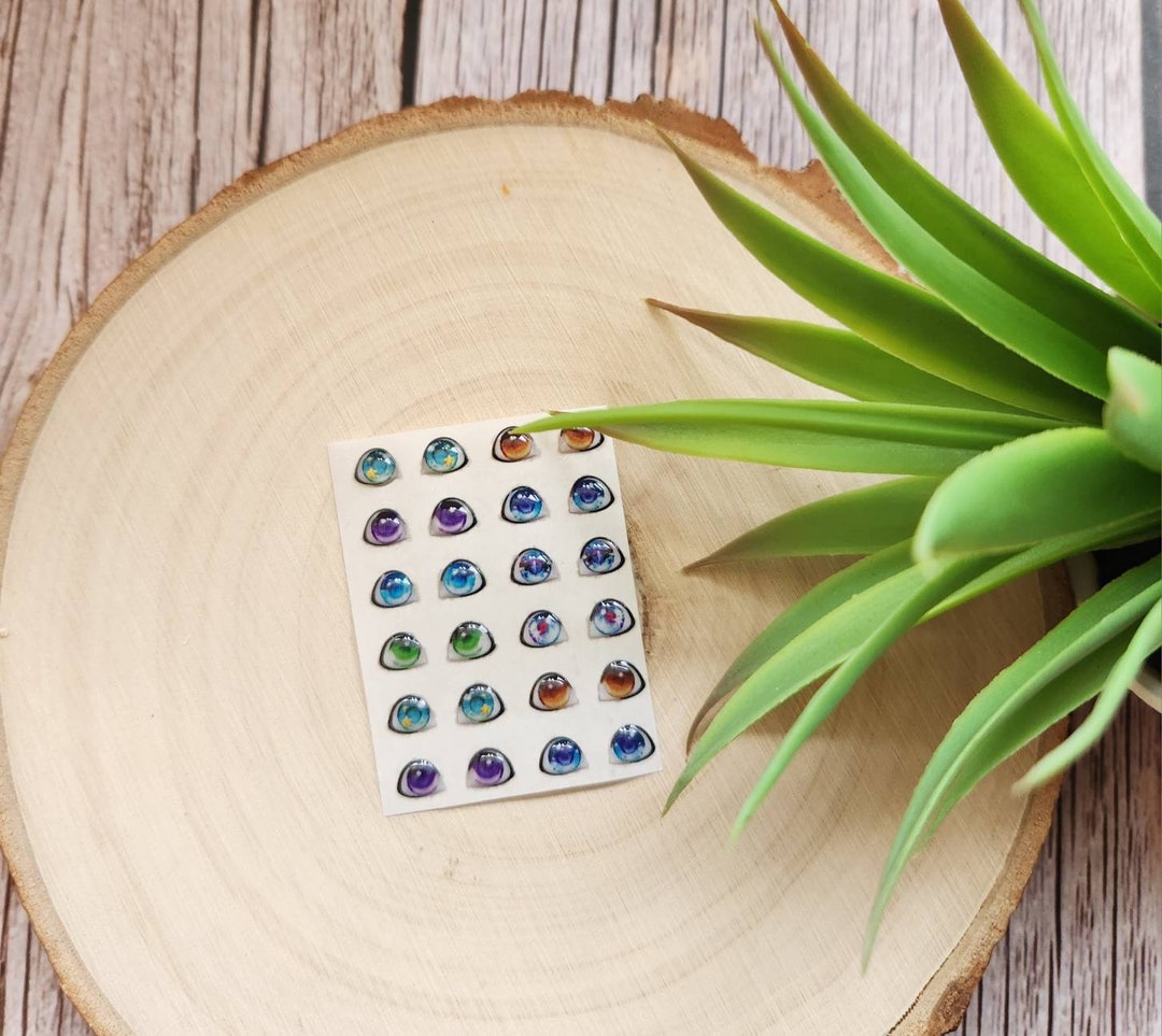 Eyes 3D Stickers, Ojos 3D Ojos Autoadhesivos ,cold Porcelain, Foam Art ...