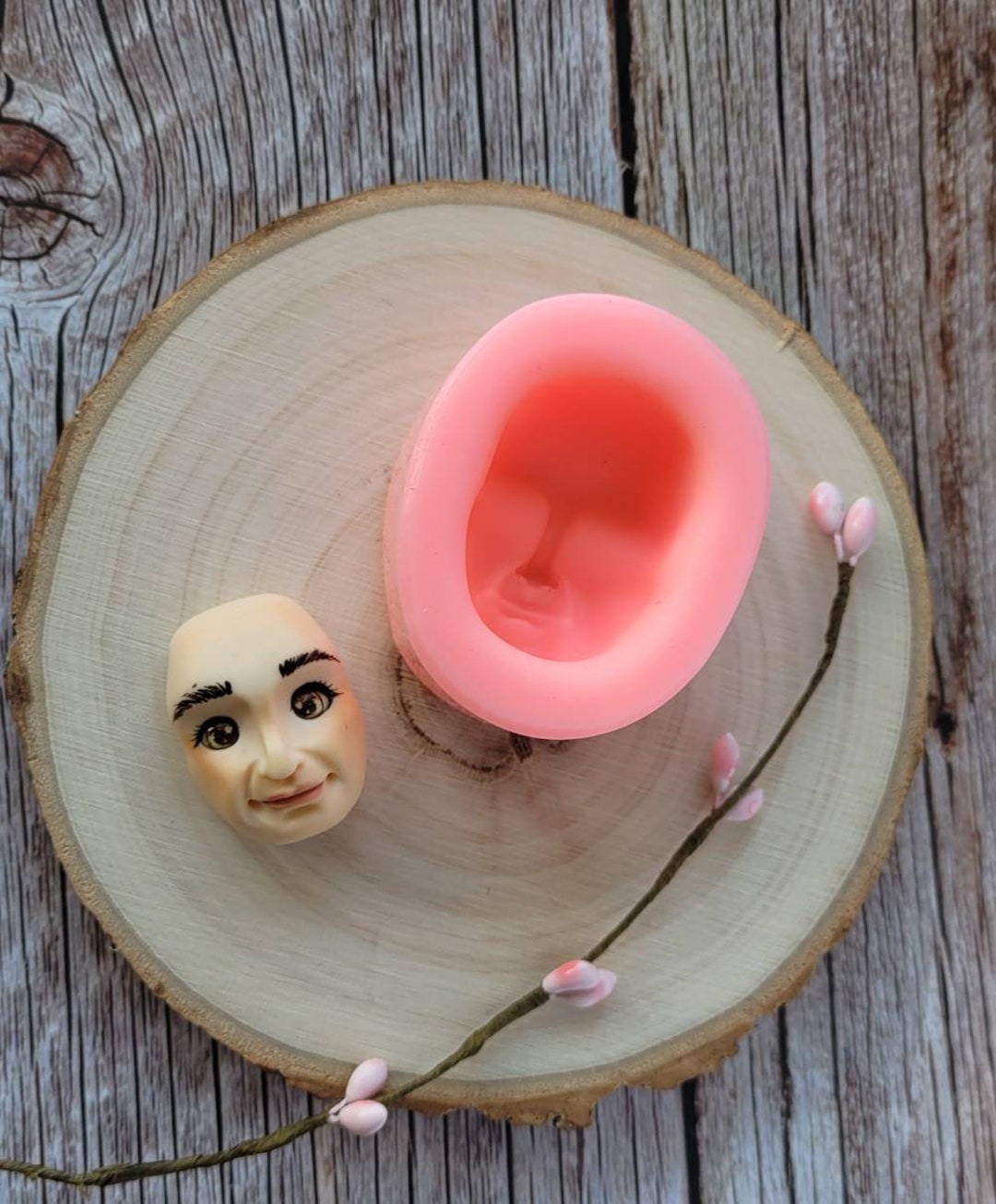Flexible Face Silicone Mold Doll Men, Silicone Mold Face Men. - Etsy