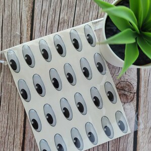 Eyes 3D Stickers,ojos 3D 6mm., 8mm., 10mm. Autoadhesivos, Cold ...