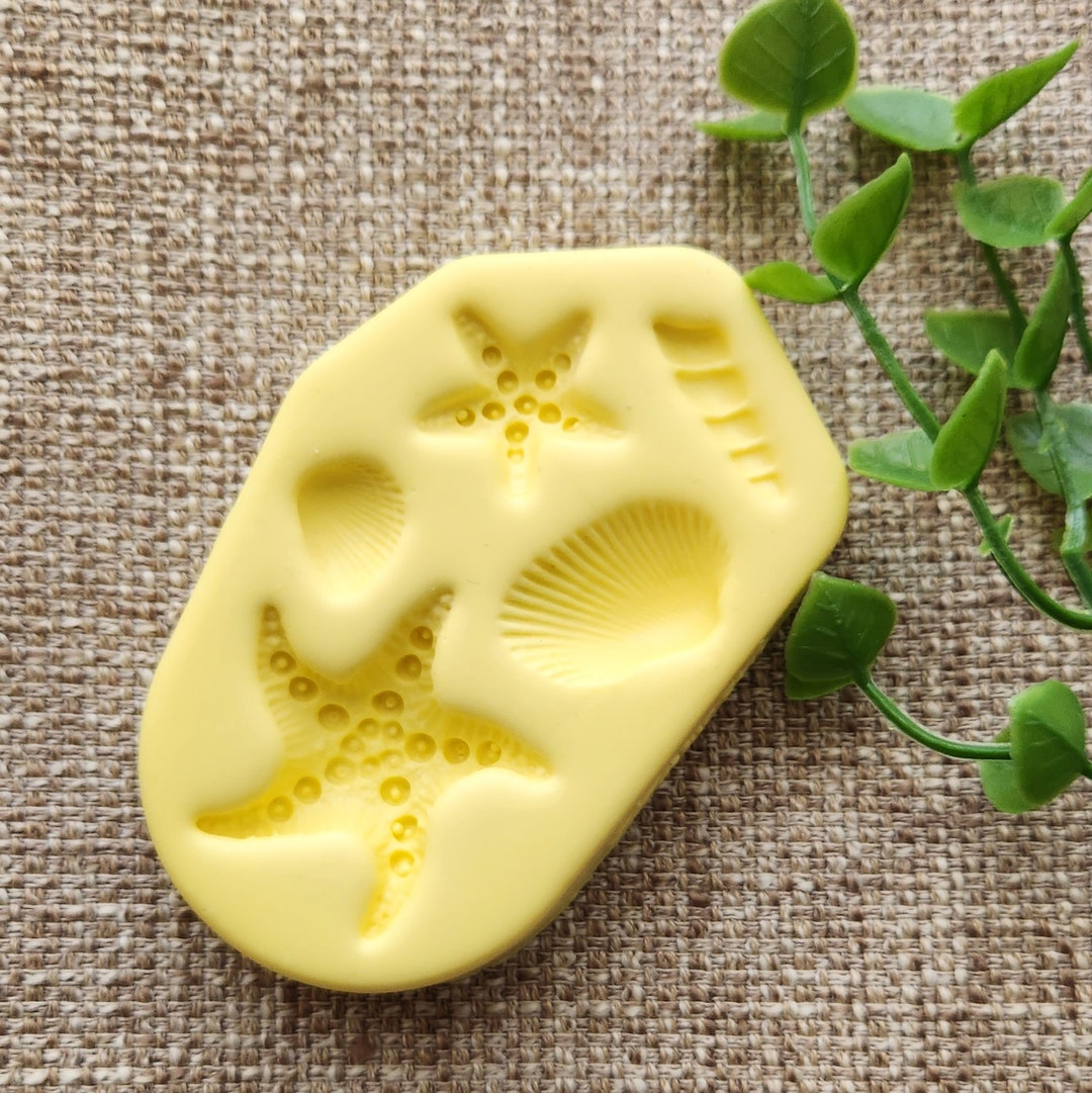 Under the Sea Theme Silicone Mold - Fondant ,clay Crafts - Beach Concha ...