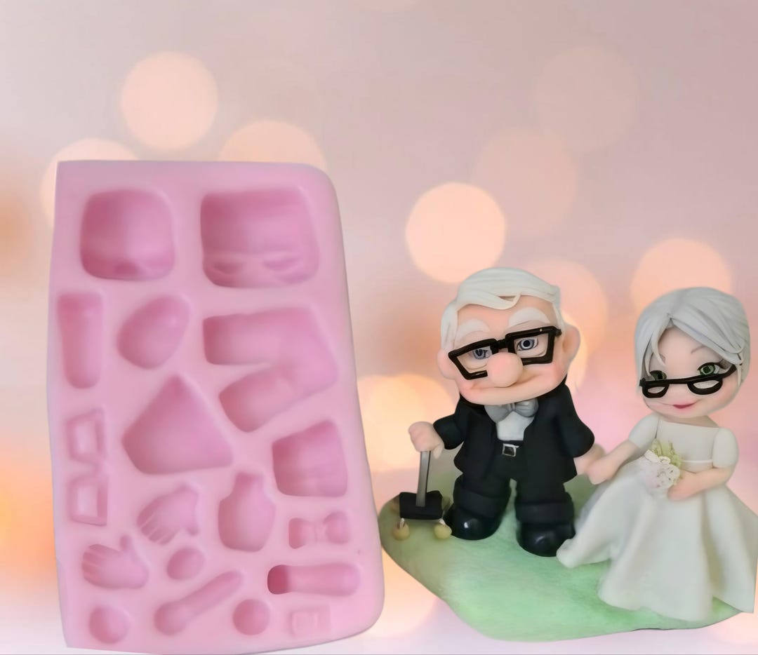Up Inspired Silicone Mold | Movie/tv Cartoon Character Inspired Mold ...