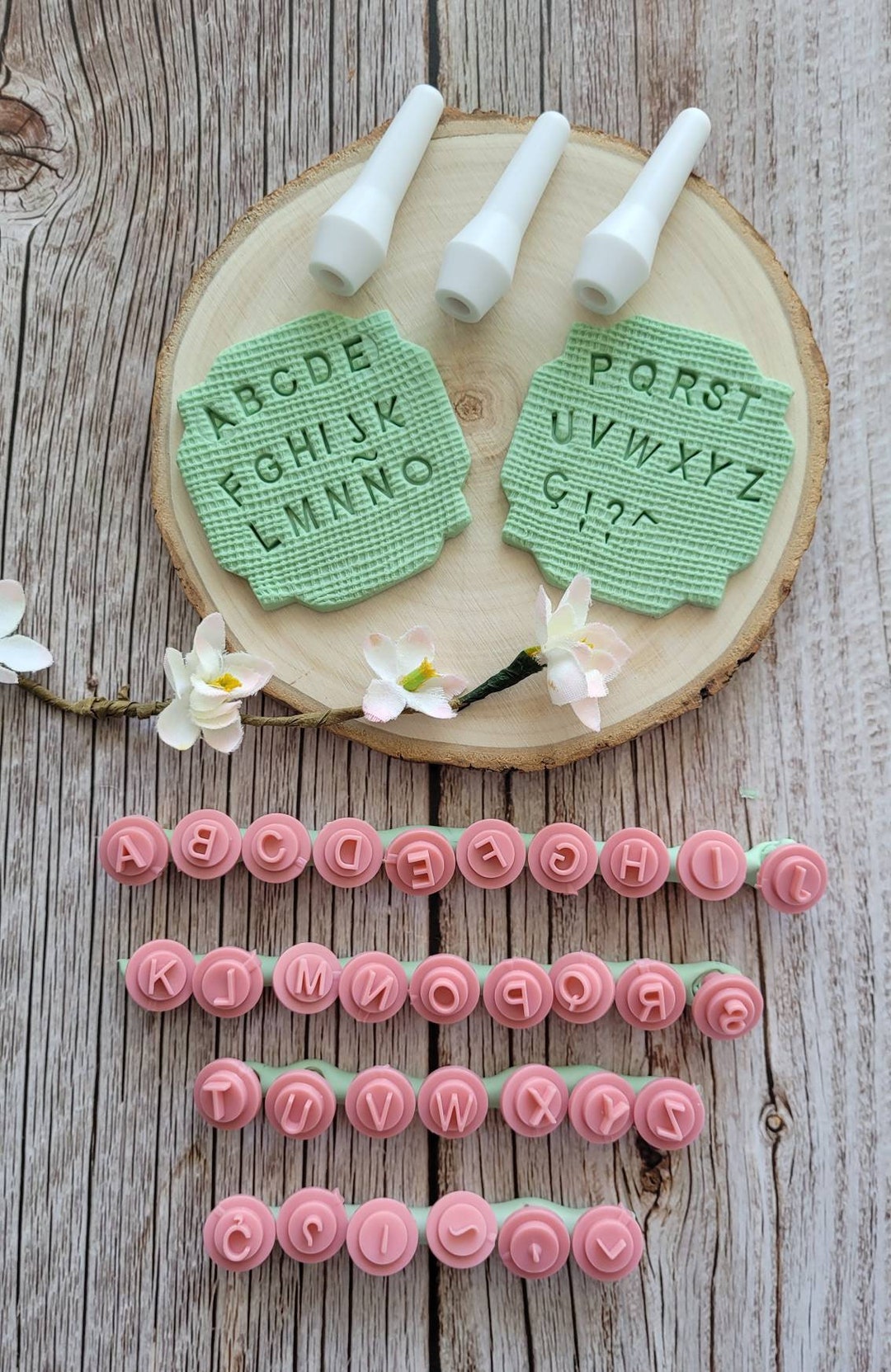 Mini Stamps for Clay Alphabet Shape Polymer Clay Letters Stamp Tools ...