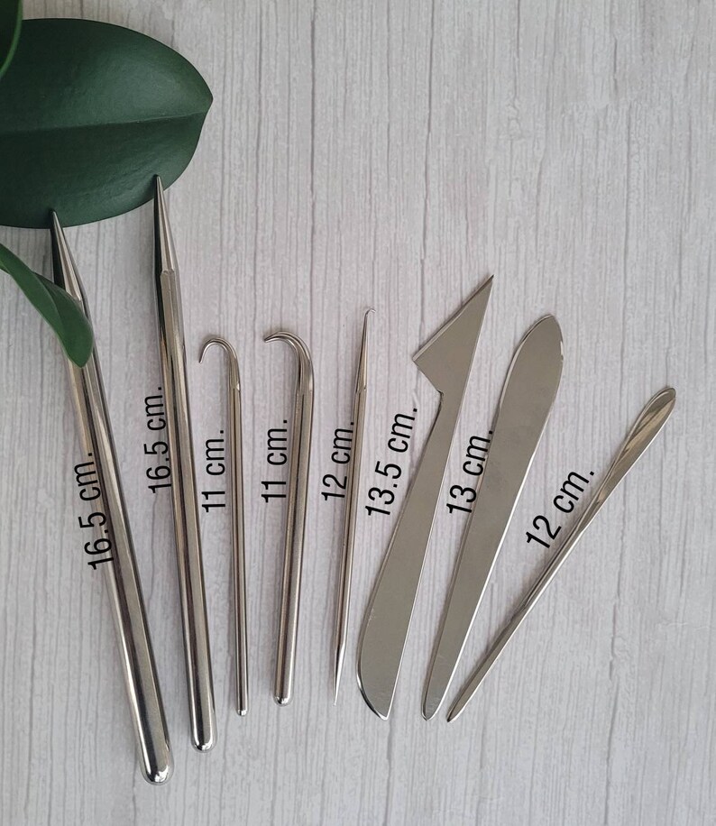 Polymer Clay Stainless Steel Tool Kit 8pcs tools for Polymer - Etsy