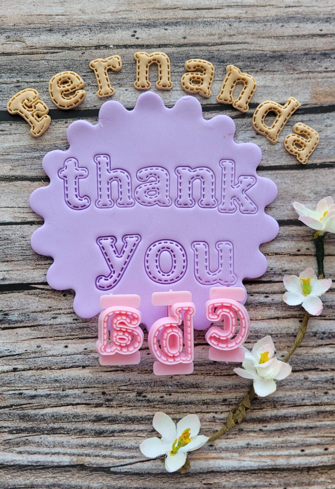 Set of 26 Pcs Letters Alphabet Clay Cutters Shape - Etsy