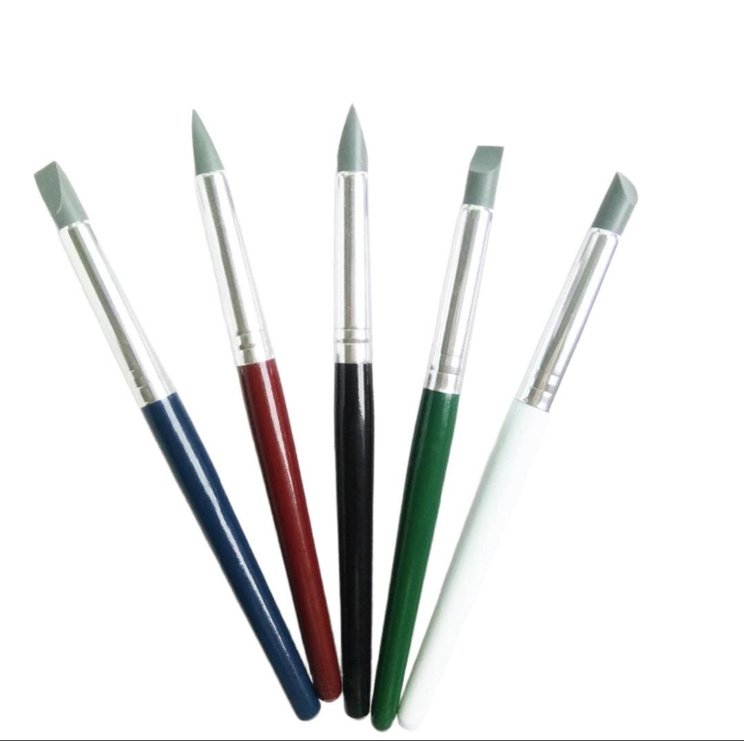 3 Pc Silicone Modeling Brush Set- Clay Sculpting Tools Polymer Clay ...