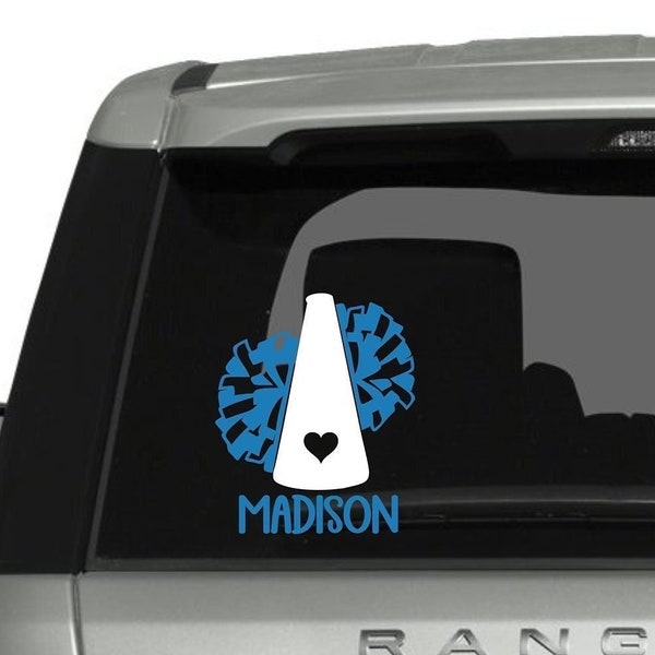 Cheer Car Decal - Etsy