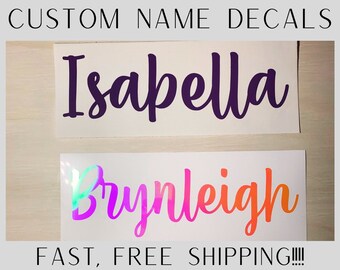 Helmet Name Stickers - Etsy