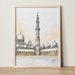 Sketch of Sheikh Zayed Grand Mosque at Sunset Watercolor - Etsy