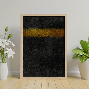 Black and Gold Abstract Tree Skin Stone Texture Printable Wall Art ...