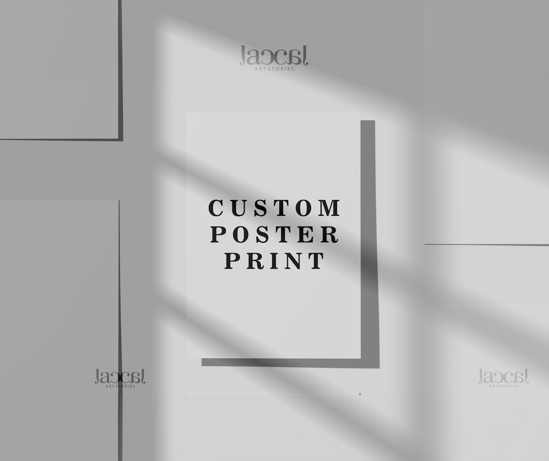 Wall Art Printed Custom unframed Museum-quality Matte Paper Poster - Etsy