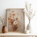 Sepia Serenade Poppy Field Art, Amber Hues Vintage Floral Download ...