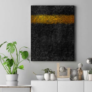Black and Gold Abstract Tree Skin Stone Texture Printable Wall Art ...