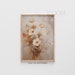 Sepia Serenade Poppy Field Art, Amber Hues Vintage Floral Download ...