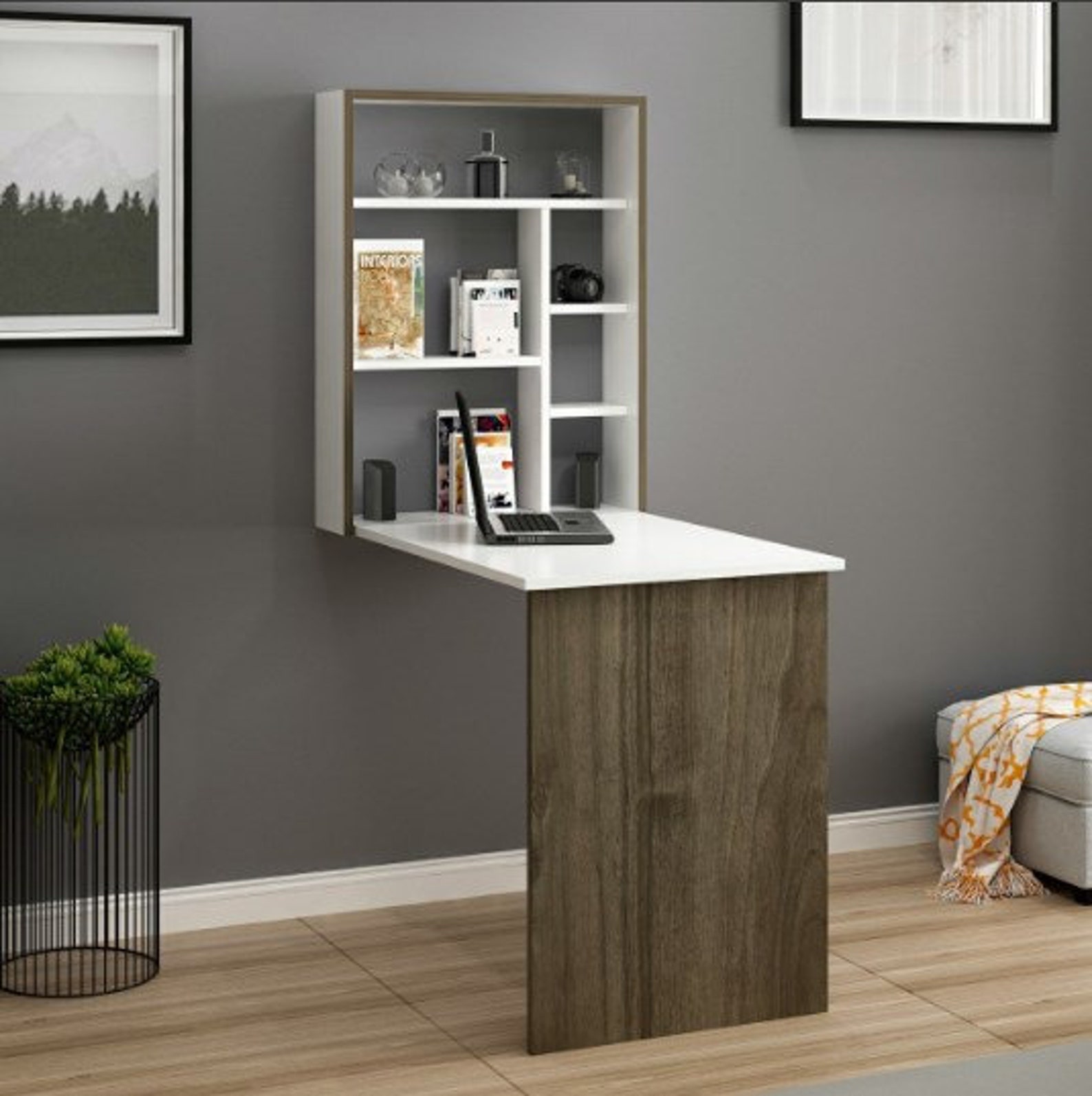 Wall Mounted Foldable Dining Kitchen Table Portable Wooden - Etsy Canada