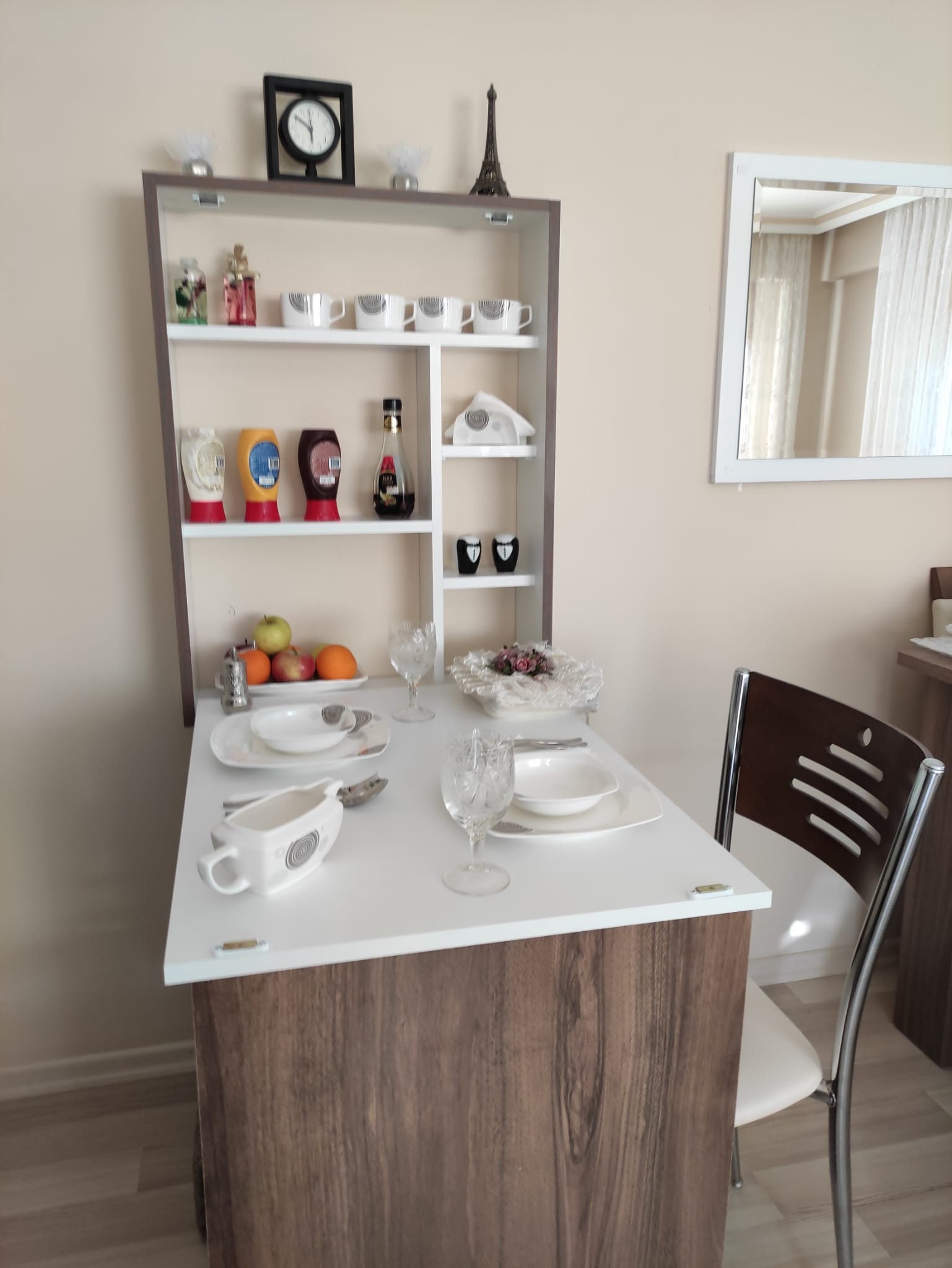 Wall Mounted Foldable Dining Kitchen Table Portable Wooden - Etsy Canada