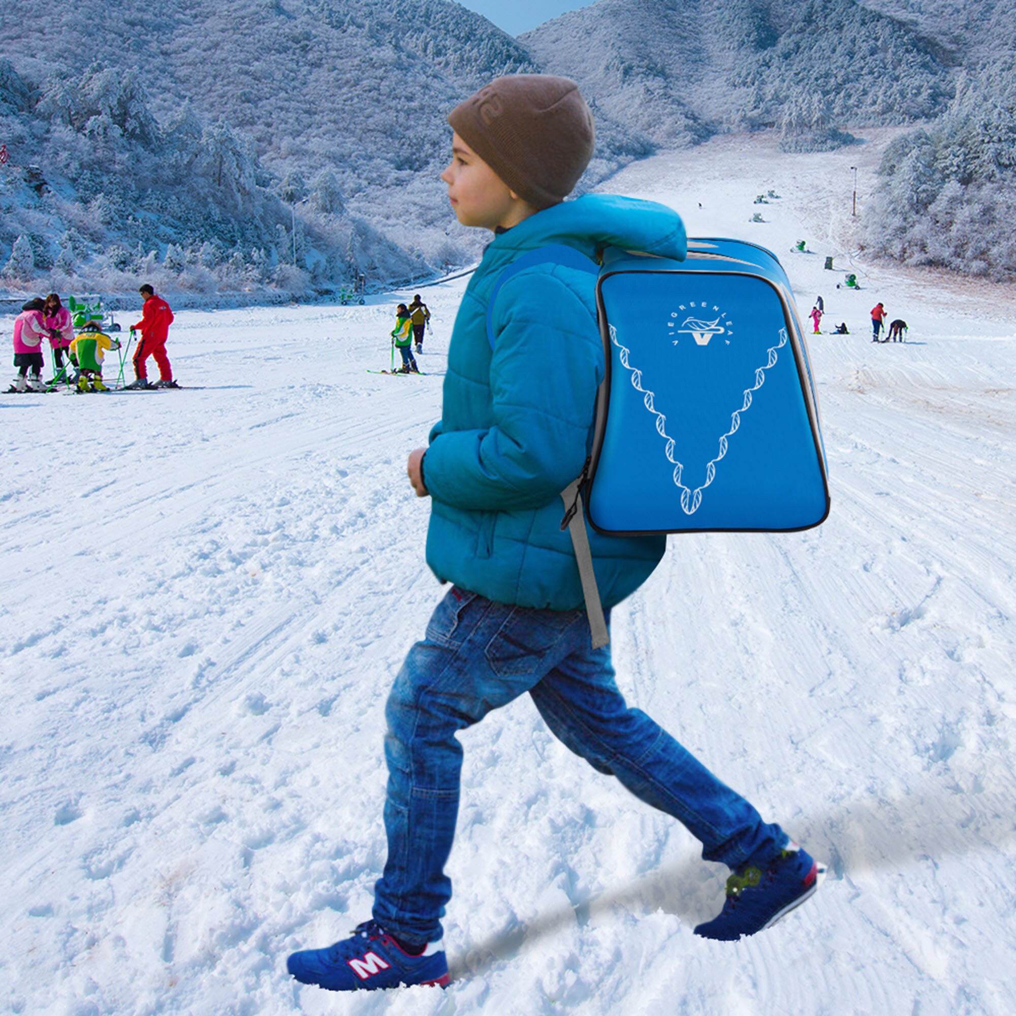 Kids Ski Boots Backpack: Toddler Winter Gear Bag - Etsy