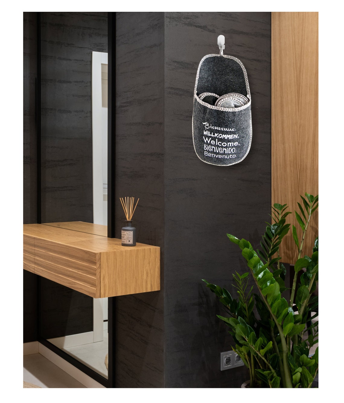 Guest Slippers Washable Set of 6 Pairs for Shoeless Home by ...