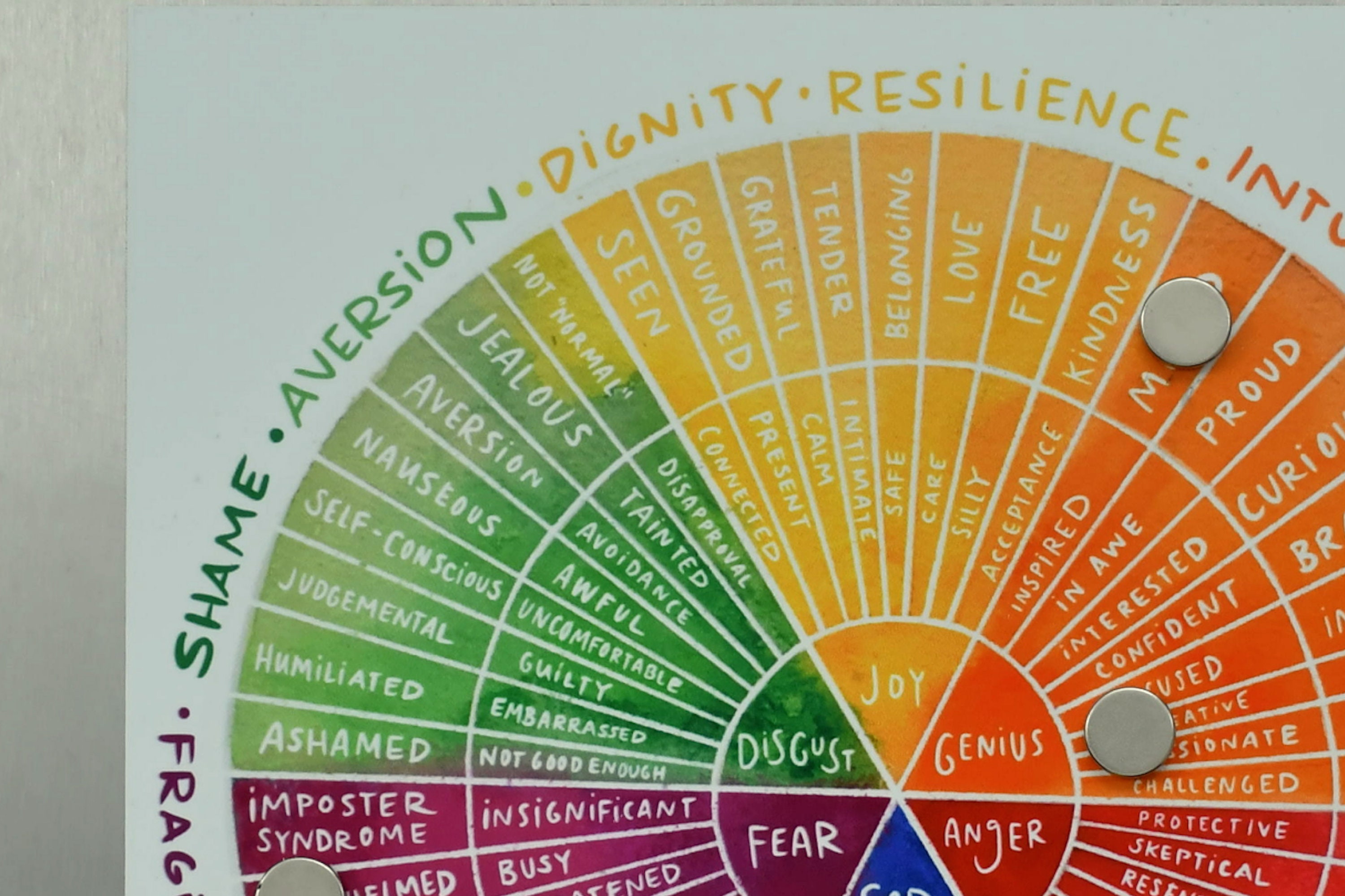 Magnetic Emotion Wheel - Etsy