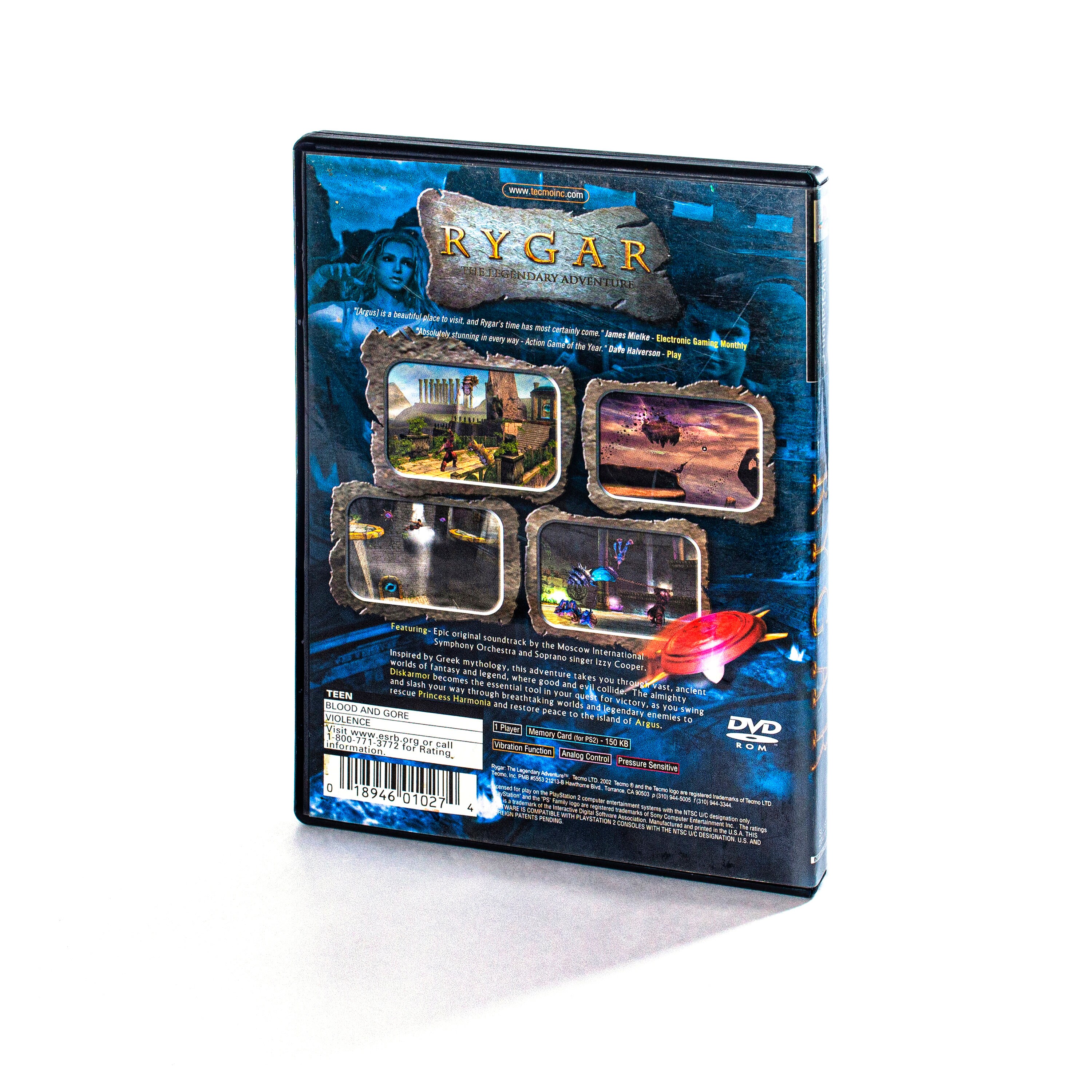 Rygar Original Disc Complete Playstation 2 Sony Cleaned Collectible ...