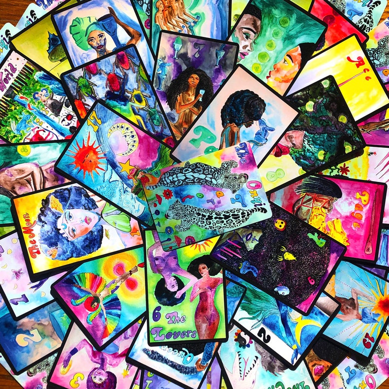 Psychedelic Tarot - Etsy