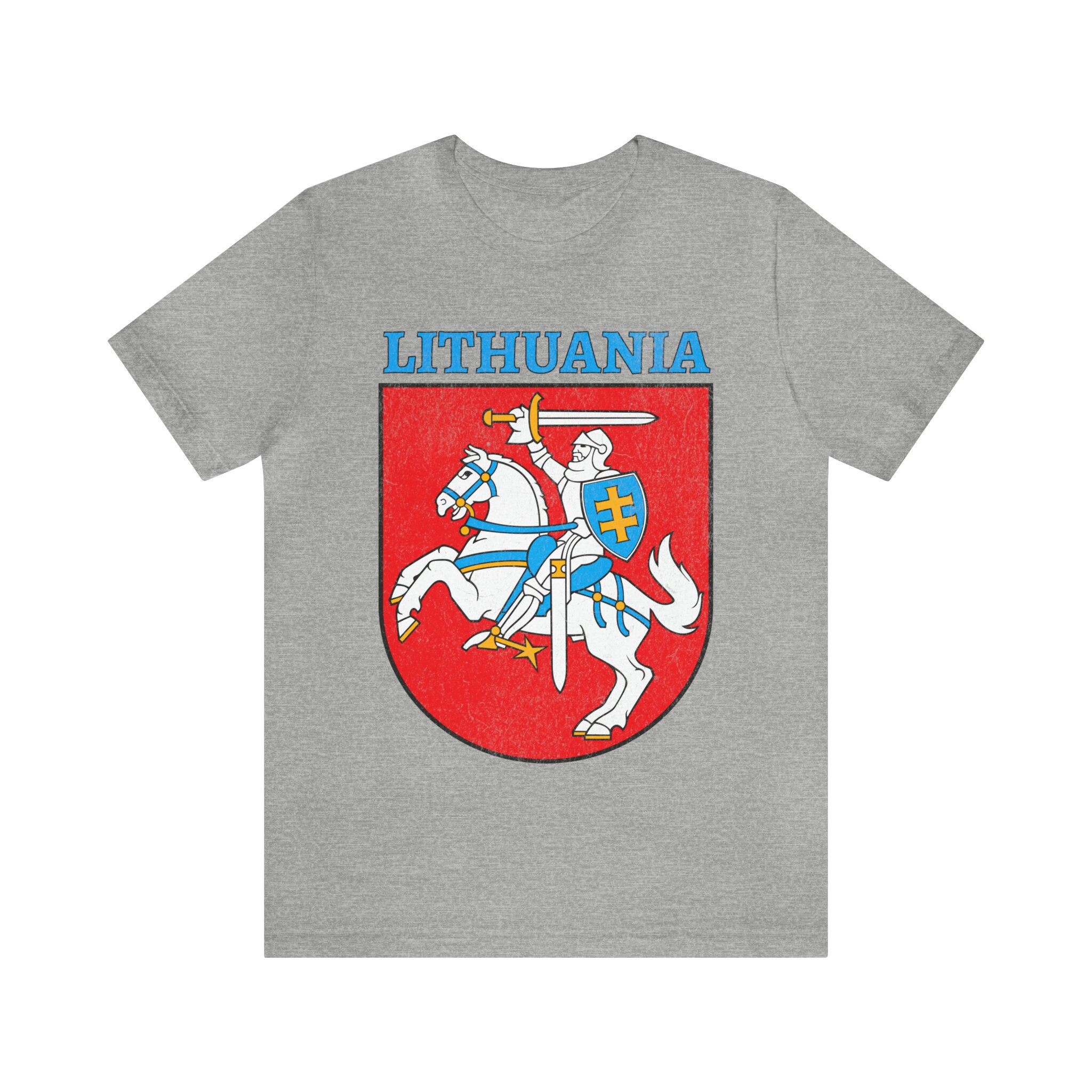 Lithuania Shirt Coat of Arms Unisex Adult T-shirt - Etsy