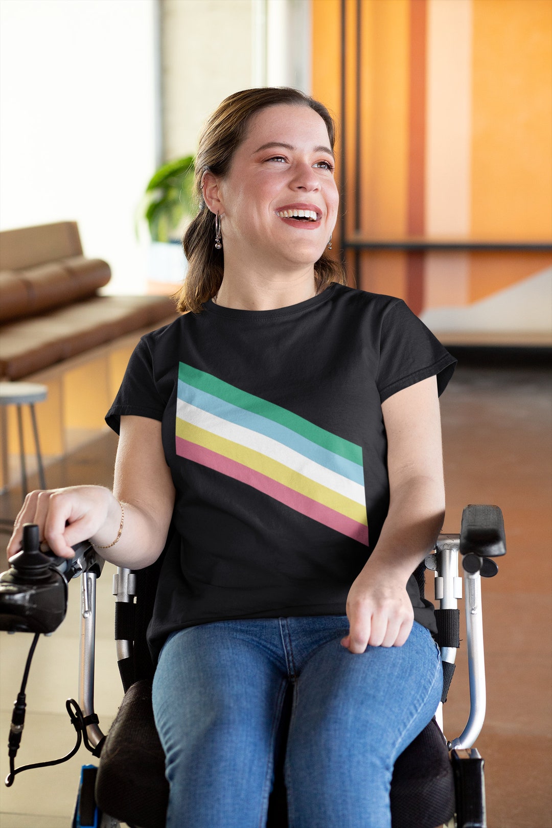 Disability Pride Flag Shirt Unisex Adult T-shirt - Etsy