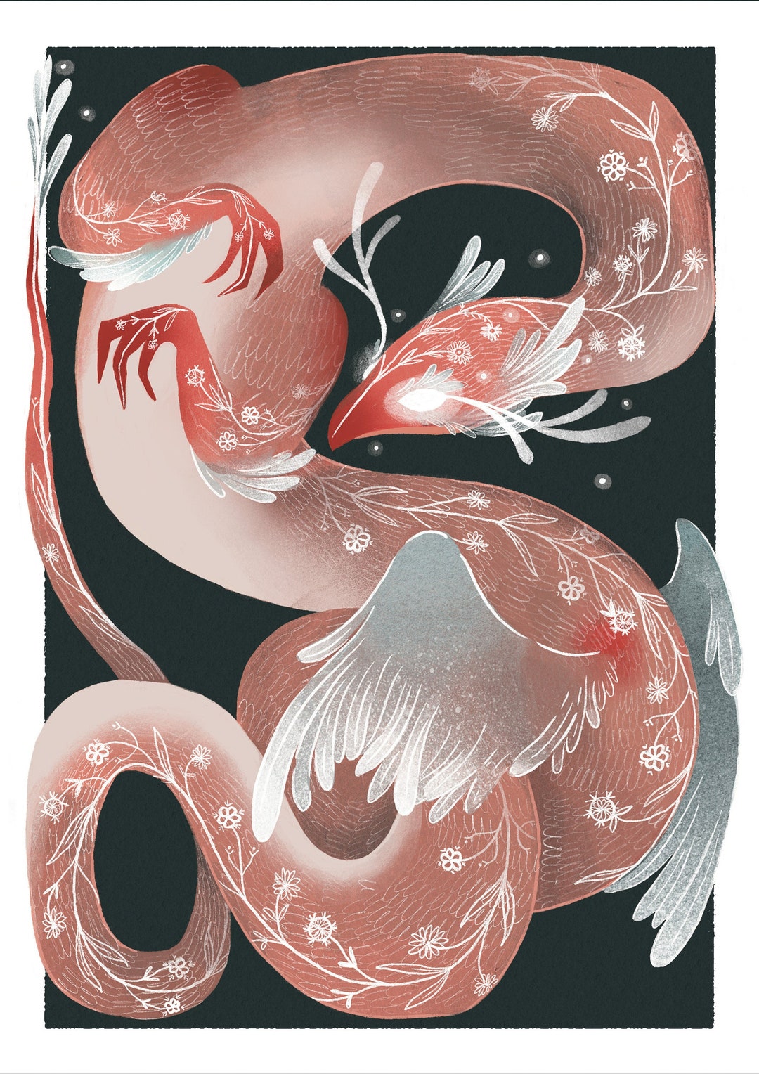 Varsovia Basilisk • Dark Fantasy Art Print • Polish Legend - Etsy