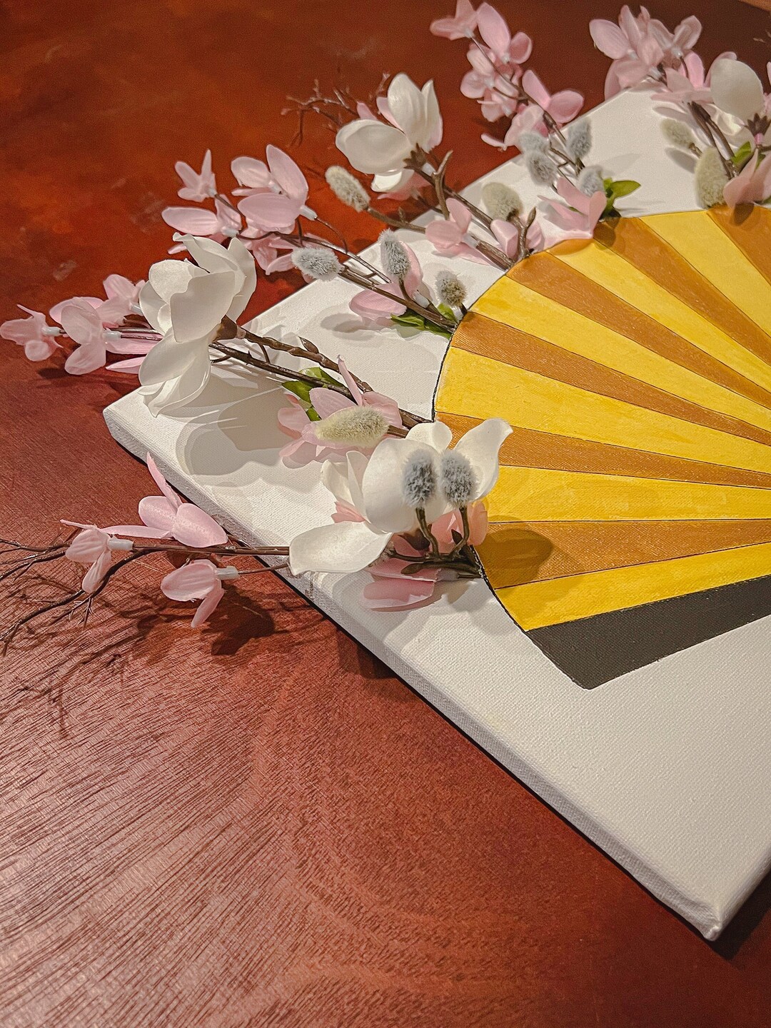 3D Mulan Flower Canvas 3D Princess Flower Canvas Flower - Etsy