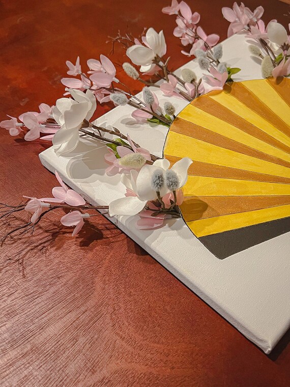 3D Mulan Flower Canvas 3D Princess Flower Canvas Flower - Etsy