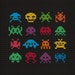 Space Invaders - Cross Stitch Pattern - Retro Game Embroidery Chart ...
