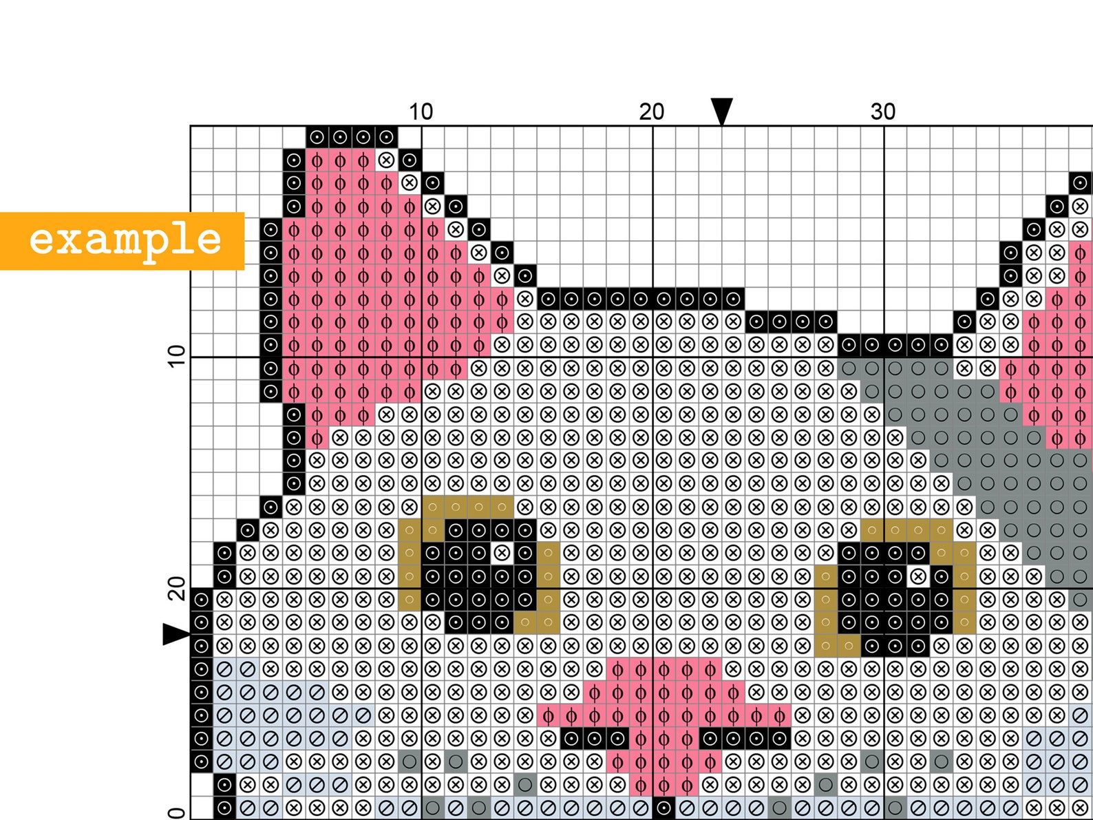 Buff Half Cat Meme Cross Stitch Pattern Funny Embroidery - Etsy